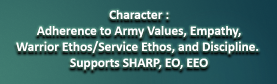 NCOER bullets for Character