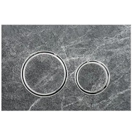 Geberit Sigma 50 Round Dual Flush Push Plate - Dark Rock | ferrara