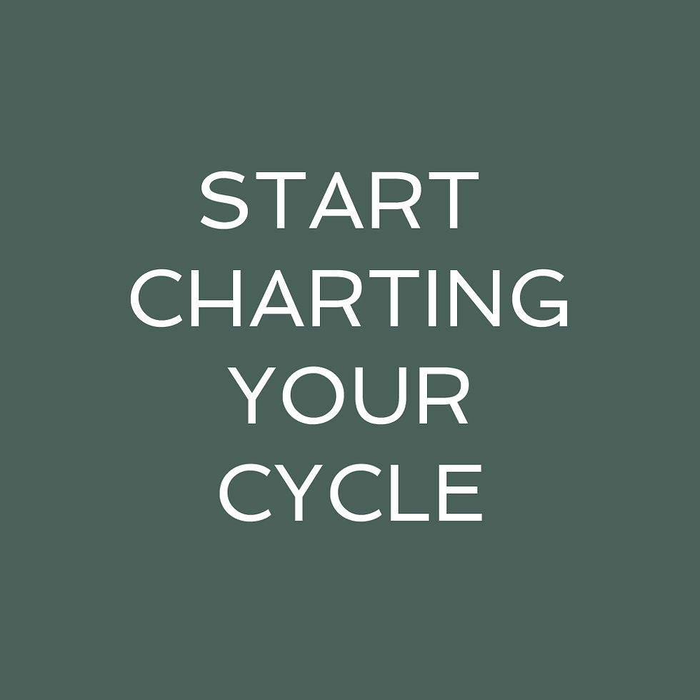 Start Charting Your Cycle Guide | Grow With Alicia