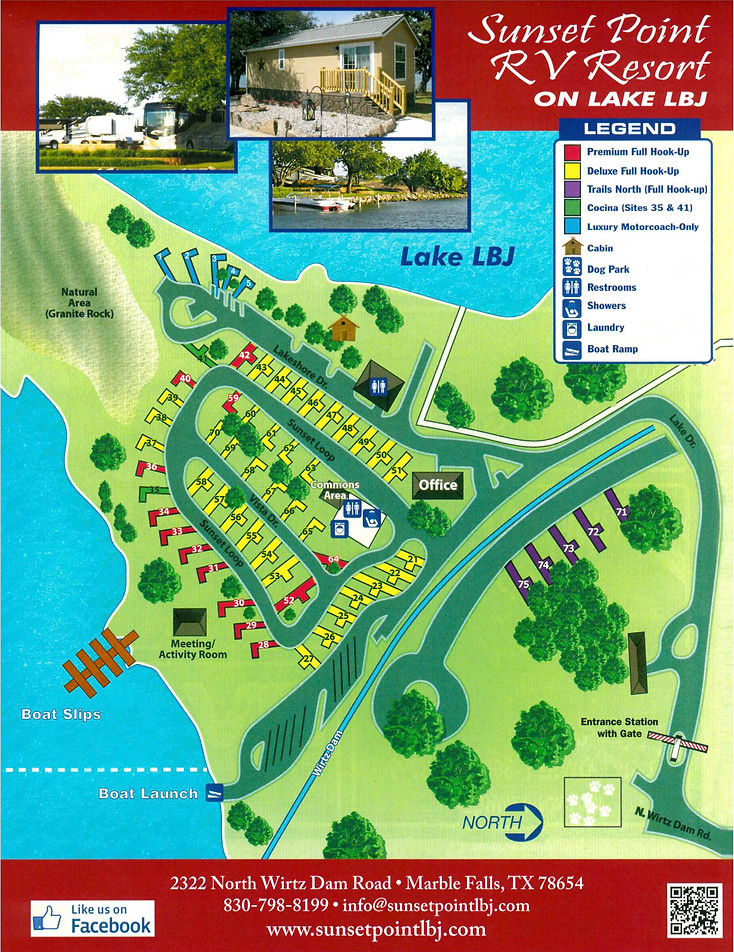 Resort Map | Sunset Point RV