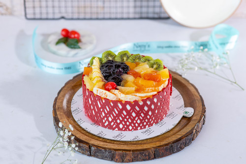 Red Velvet Fruit Cake | Nany's Bakery