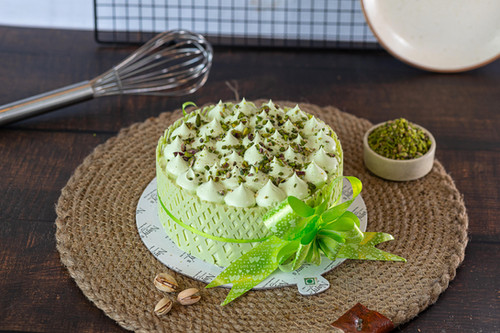 Pista Delight Cake | Nany's Bakery
