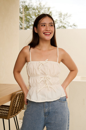 Maia Top- White | Revival Official
