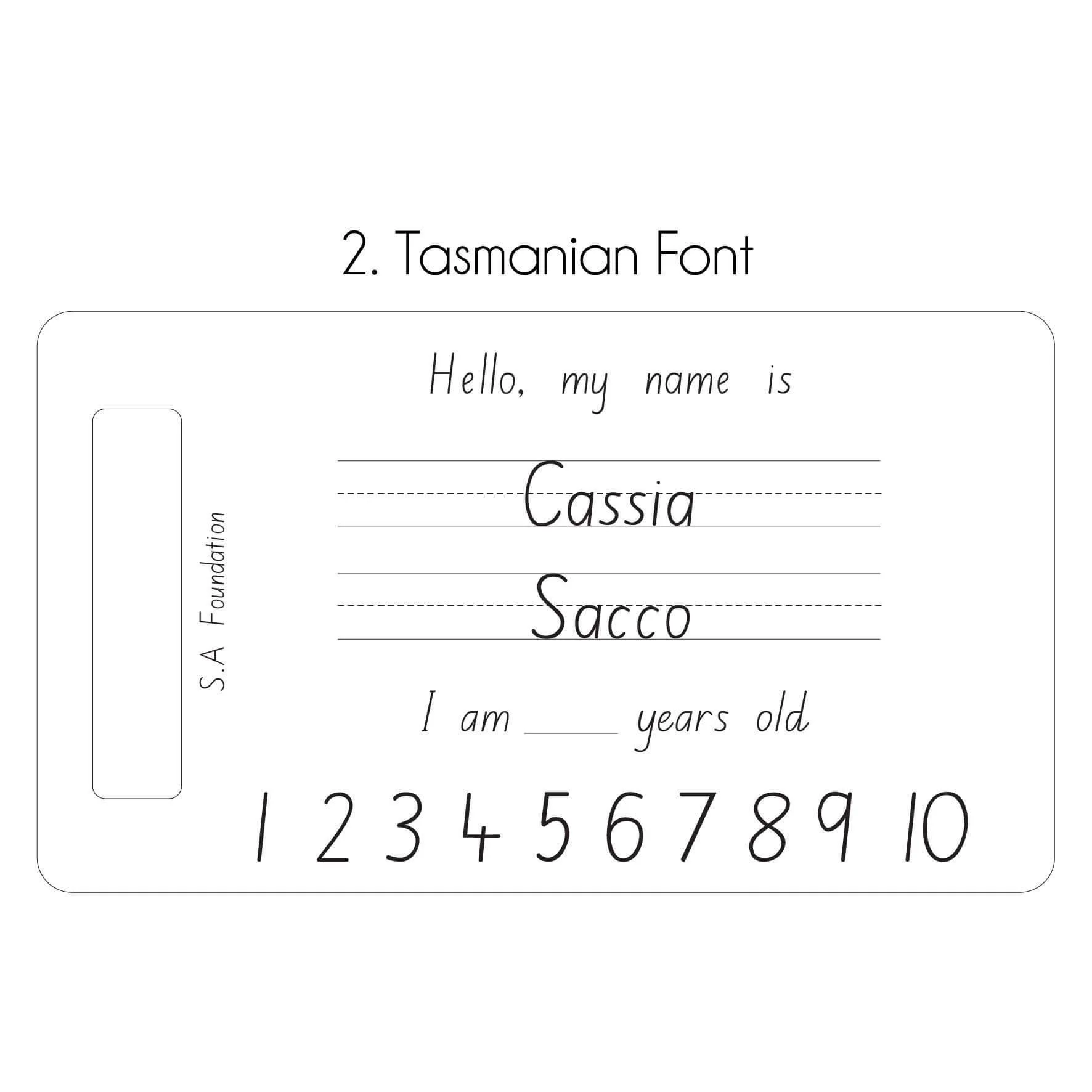 Personalised Trace & Erase - First Name & Surname | Mama Bear Bebe