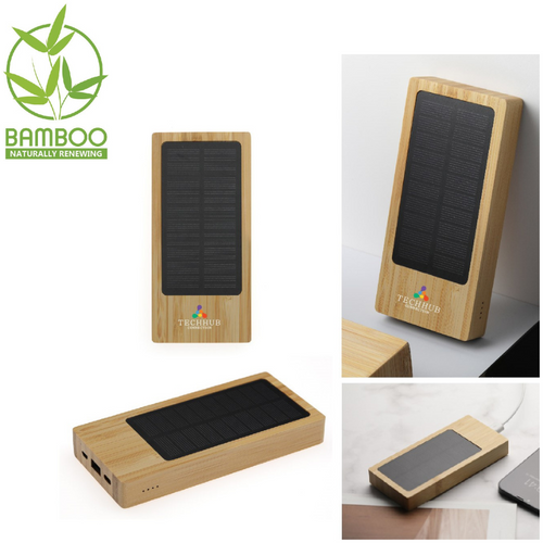 Interstellar 8000mAH Bamboo Solar Power Bank | Very Exciting Things