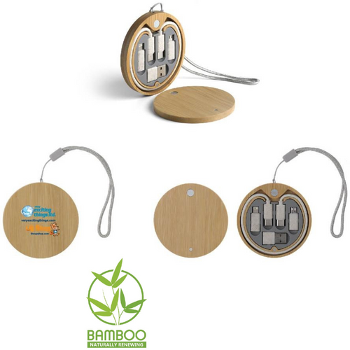 Bamboo Charging Cable Set | Very Exciting Things