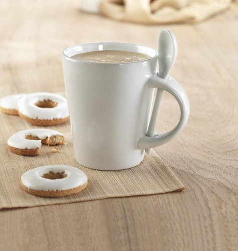 Sublimkonik Ceramic Mug with Spoon | Very Exciting Things
