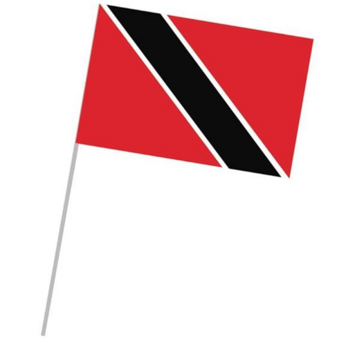 Trinidad & Tobago Handheld Flag On Pole | Very Exciting Things