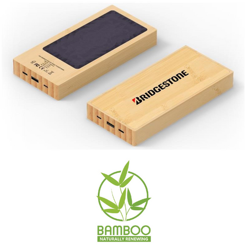 Interstellar 8000mAH Bamboo Solar Power Bank | veryexcitingthings