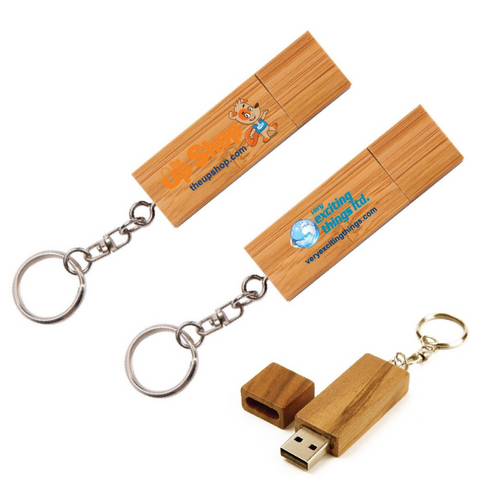 32GB Bamboo Flashdrive Keyring | Very Exciting Things