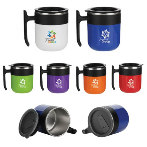 Stainless Steel U-Mug with Slide Lid | Very Exciting Things