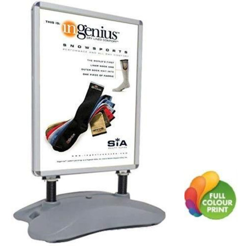 Sidewalk Sign with Water Weight | Very Exciting Things