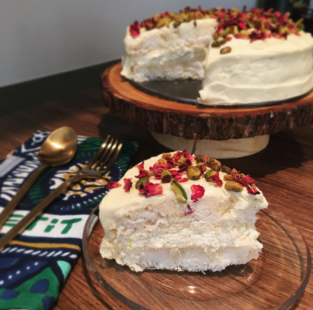 Ras Malai Cake (Ricotta Filled Cardamom Cake)