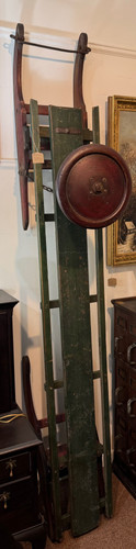 One of a kind antique bobsled homemade with top notch craftsmanship ...