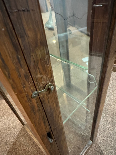 Antique oak and glass case | The Depot Antique Gallery