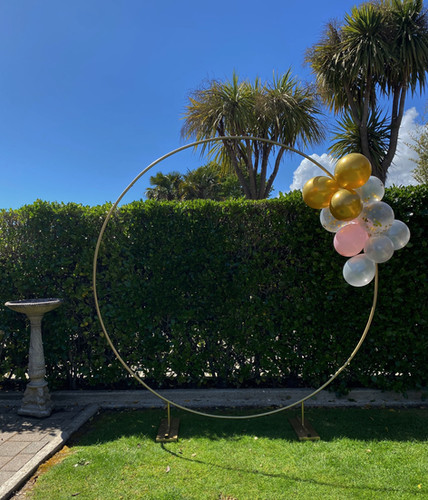 Arch - Gold Full Circle Hoop | Nelson Tasman Event