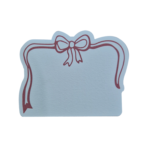 Bow Rectangle Frame Place Card - Multi Colour | Papier & Plate