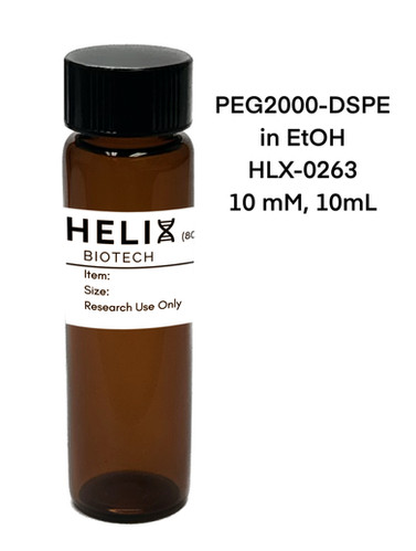 DSPE-PEG(2000) in Ethanol, 10mM, 10mL | Helix Biotech