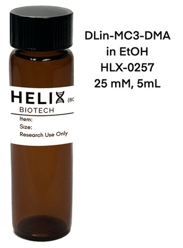 DLin-MC3-DMA in Ethanol, 25mM, 5mL | Helix Biotech