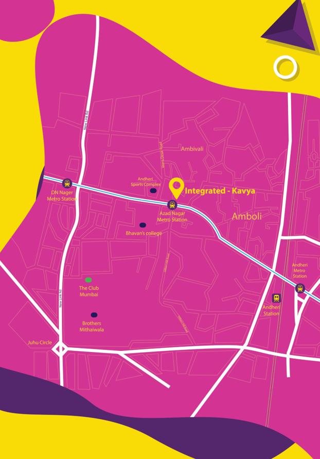 INTEGRATED KAVYA ANDHERI WEST | AZAD NAGAR METRO | JP ROAD | ANDHERI