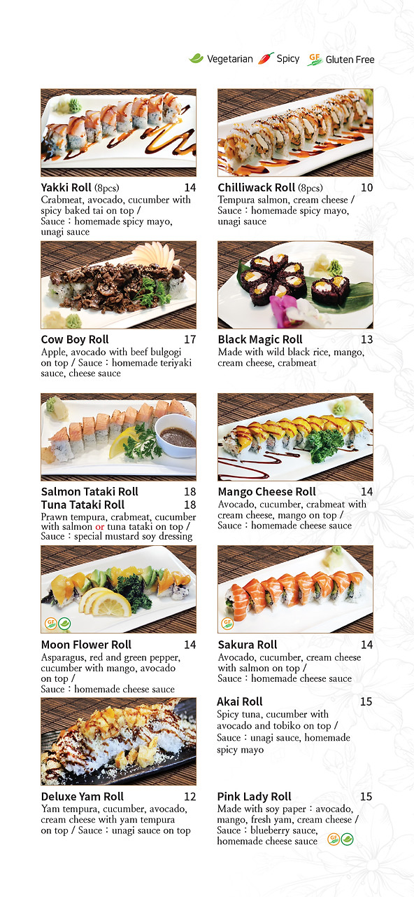 MENU | Gon Sushi