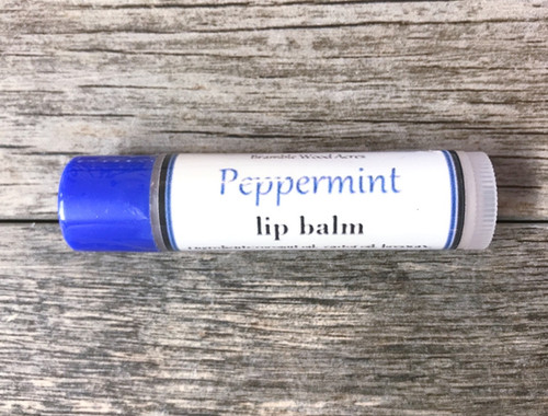 Peppermint Lip Balm | bramblewoodacres