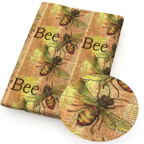 Bees Newspaper Vinyl | SweetTeaStitches