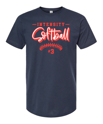 Intensity Softball Number Design | Off the Schane