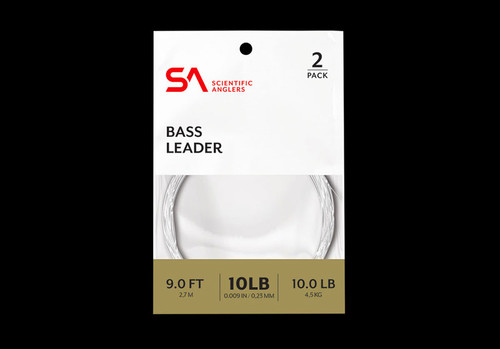 Scientific Anglers Bass leader 9’ - 2 pack | The Hatch Outfitters