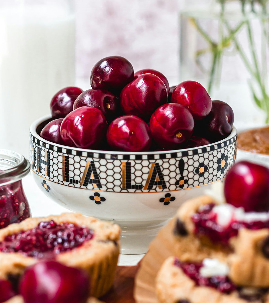 Seasonal Vegan recipes to celebrate the European Picota Cherry Season.