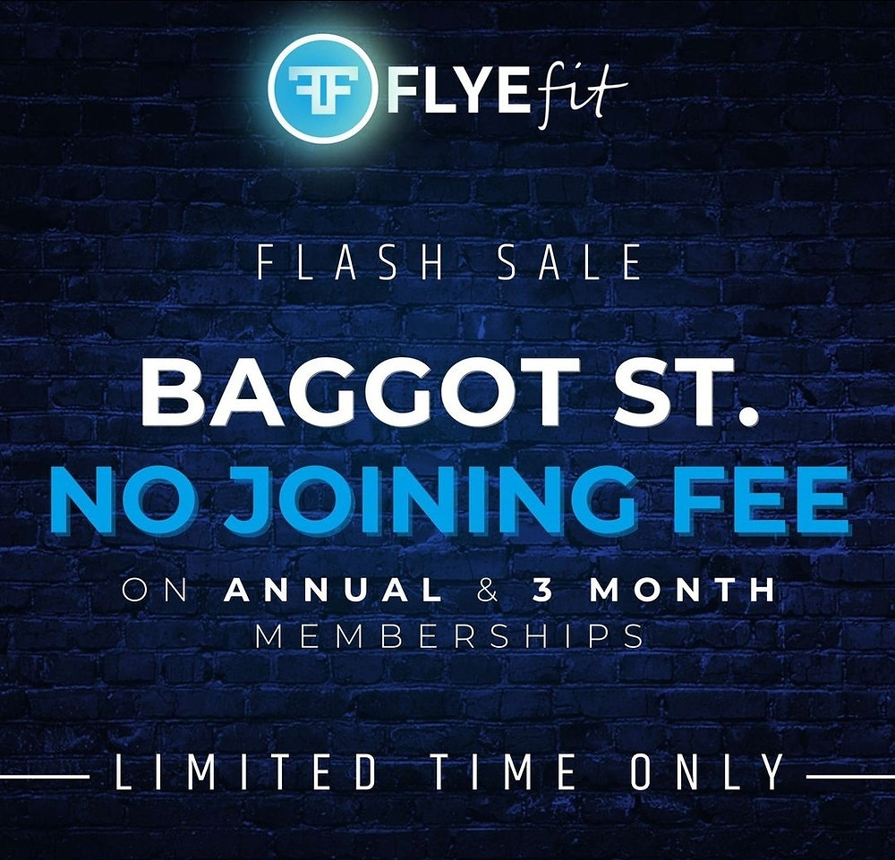 FLYEfit Announces Flash Sale at Baggot Street Gym: No Joining Fee on ...