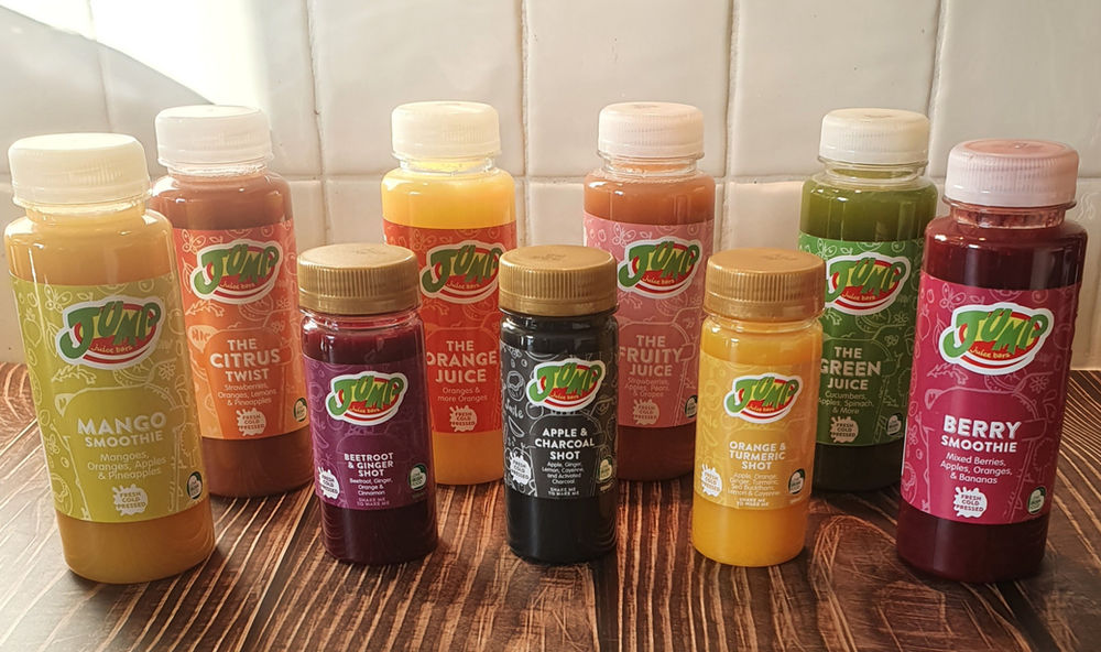 Cold Pressed Juices and Smoothies, delivered by Jump Juice!