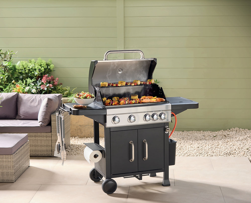 Grill like a pro with ALDI’s BBQ essentials, including Four Burner Gas BBQ
