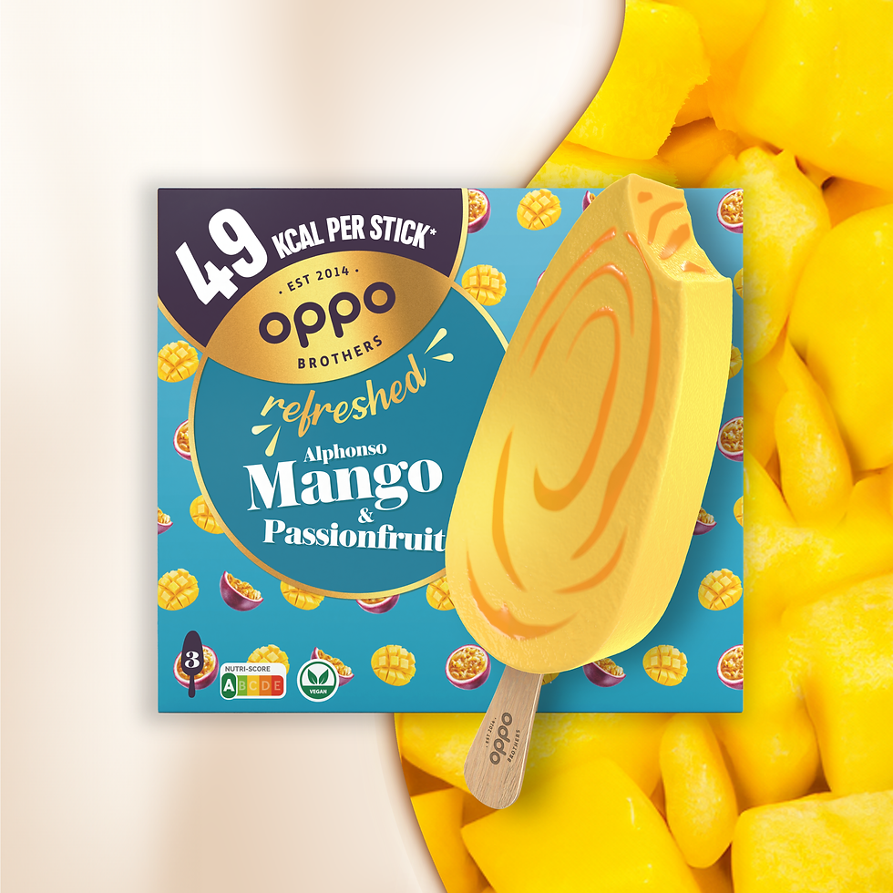 Oppo Brothers adds to award-winning lower calorie Ice-Cream range