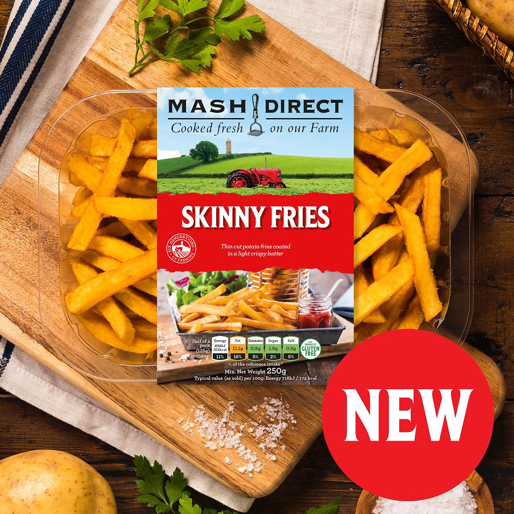 Mash Direct Launch NEW Skinny Fries to Add to their Potato-Based Range