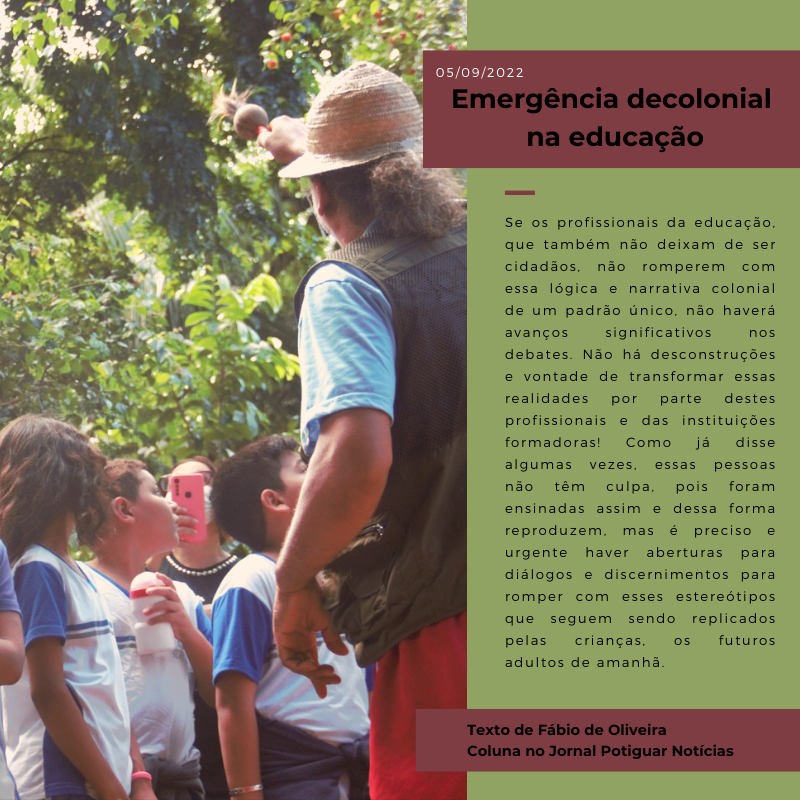 Emergência decolonial na educação