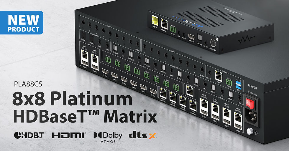 Blustream's New Platinum HDBaseT™ matrix featuring Dolby Atmos and DTS ...