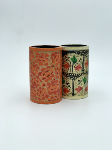 Fine Kashmiri Art Pen Stand | Truly Tribal