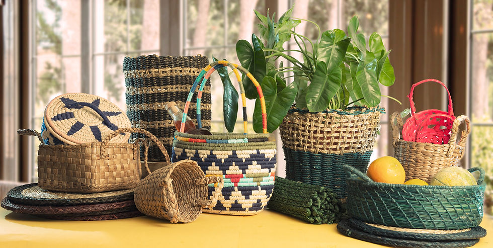 Embracing Tradition: The Art of Basketry with Kauna, Water Hyacinth ...