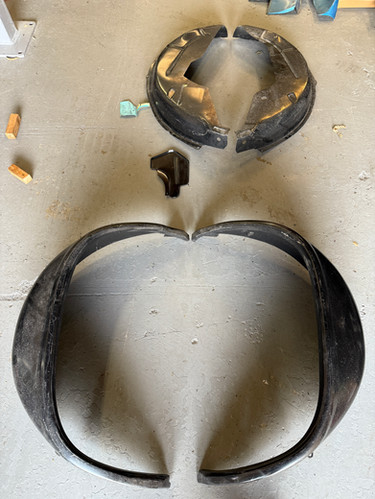 1969 Camaro - NOS GM Rear Inner & Outer Fender Wells | digitalpizza