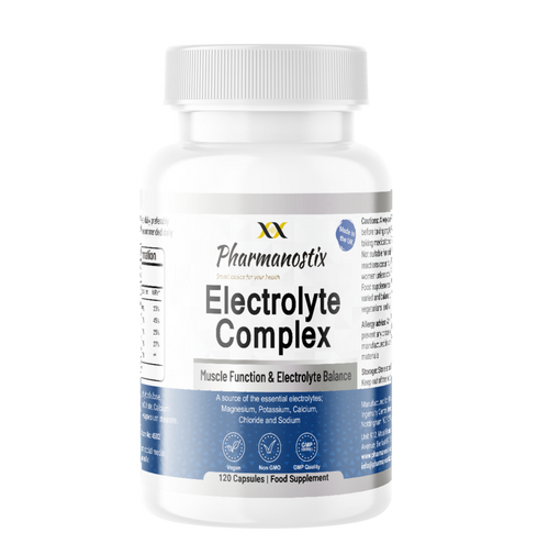 Electrolytes Complex – 120 Vegan Capsules | Pharmanostix
