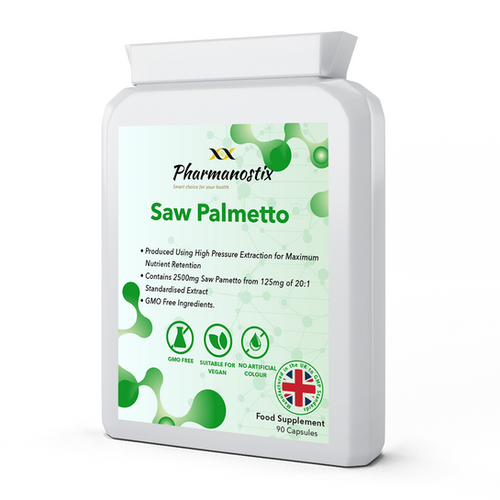Saw Palmetto Capsules - 2500mg x 90 Vegan Capsules | Pharmanostix
