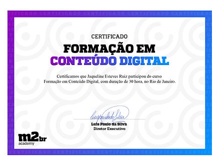 Certificados | Jaqueline Ruiz