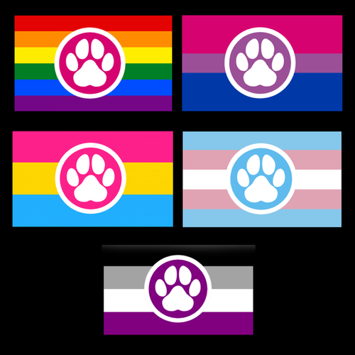 Furry LGBT Pride Flags (Series 1) | Inanimorphs