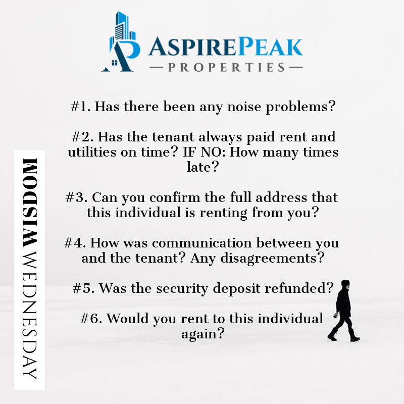 Landlord Reference Check Questions