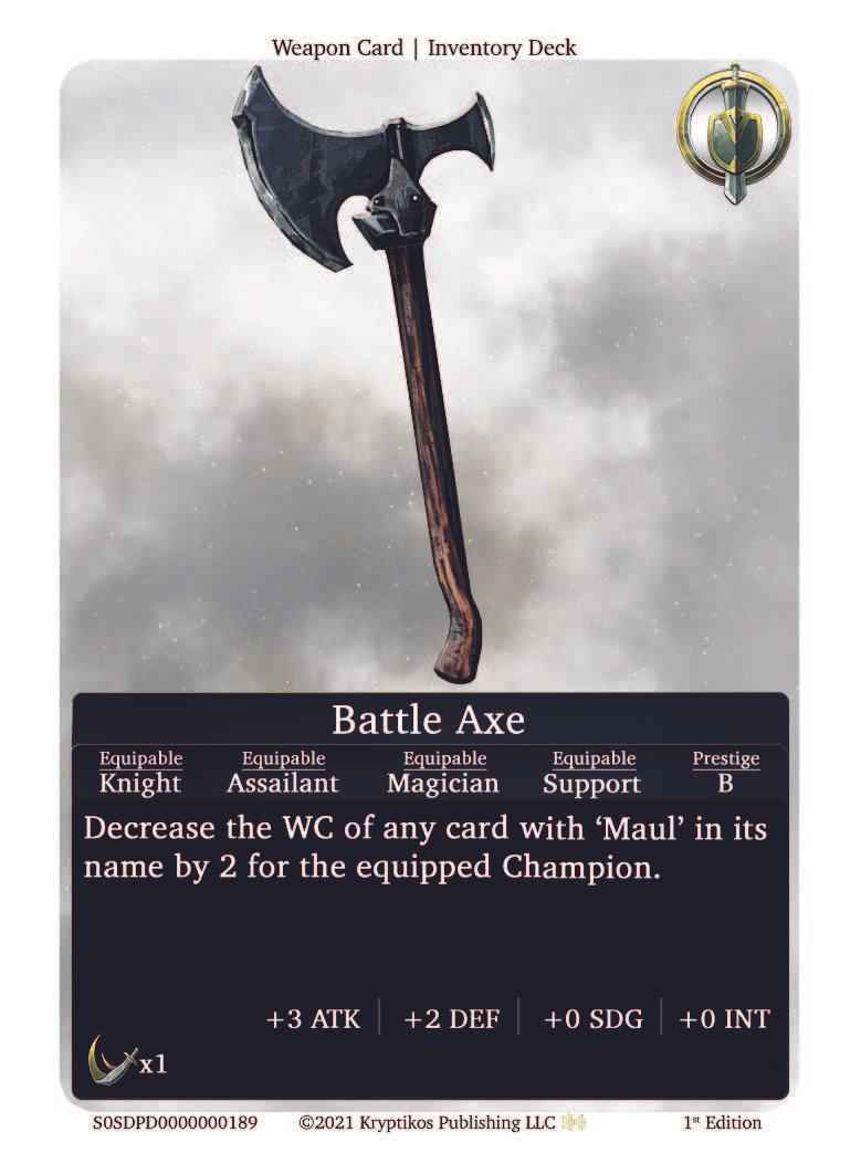 battle axe names
