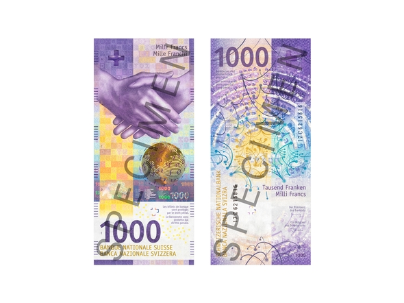 Schweiz gibt neue 1000-Franken-Banknote aus