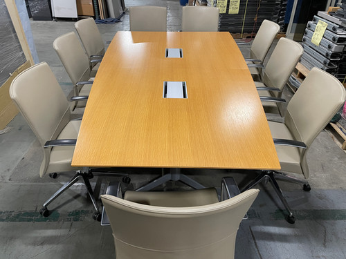 Knoll Dividends Horizon Y Trapezoid Conference Table 42" 108" x 60 ...