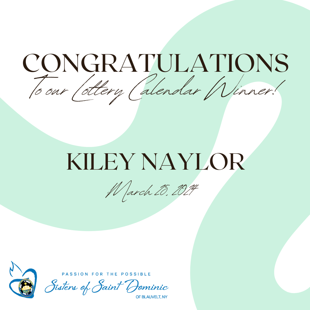 Lottery Calendar Winner - March 25, 2024