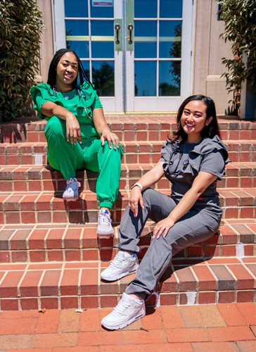 Ruffle Jogger Set | Pulse Uniforms